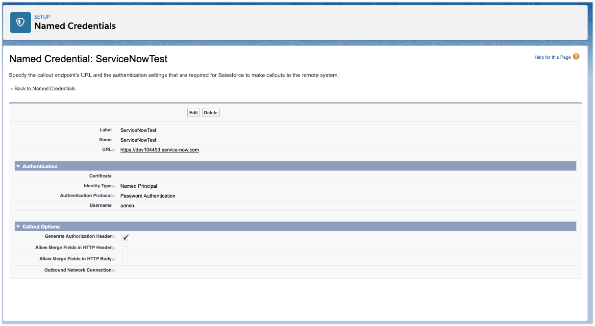 ServiceNow Integration