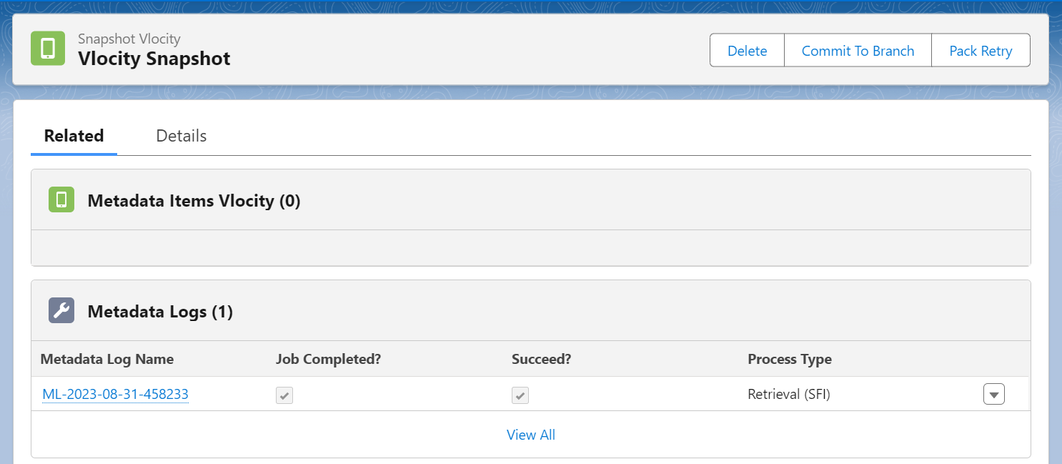 Snapshot – Vlocity