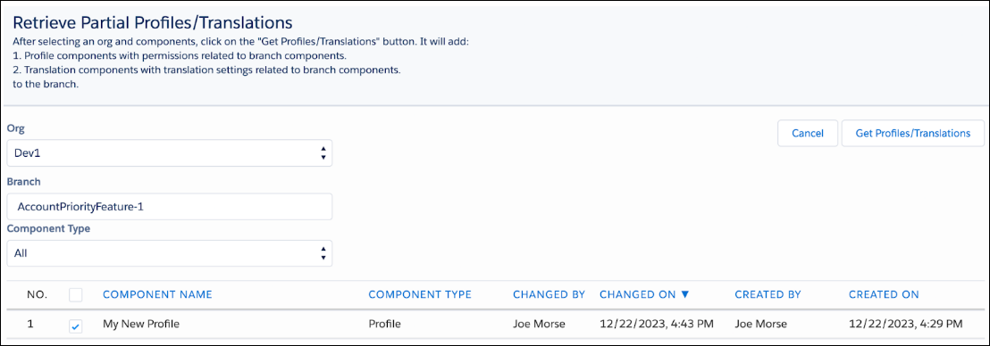 Profile & Permission Set Retrieval and Deployment