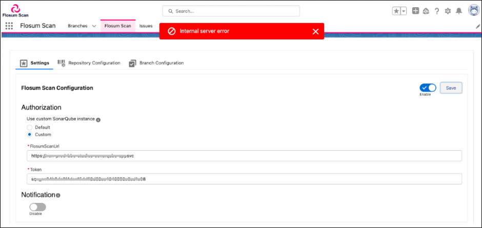 Flosum Scan Integration