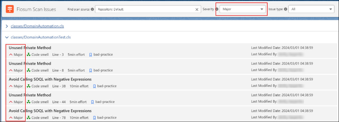 Flosum Scan Integration