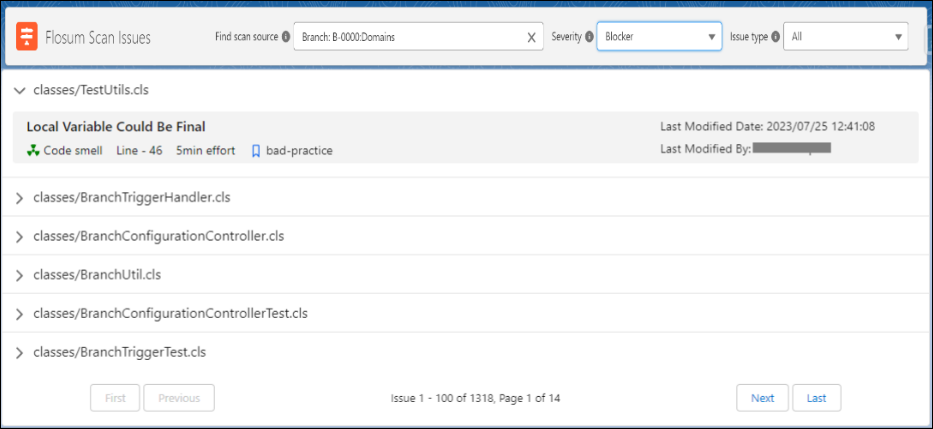 Flosum Scan Integration