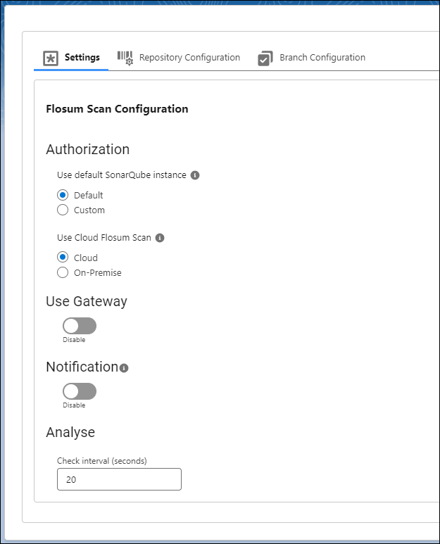 Flosum Scan Integration