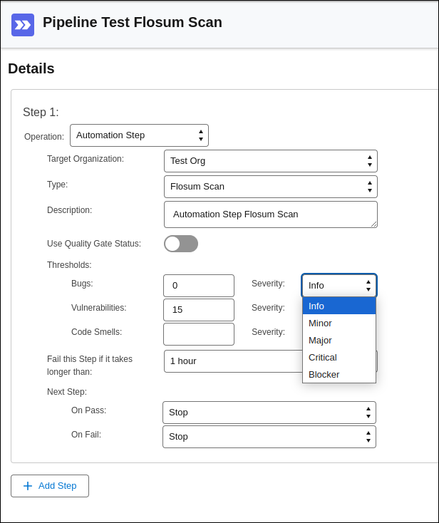 Flosum Scan Integration