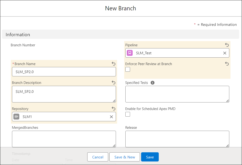 Step 9: Create and Manage Branches